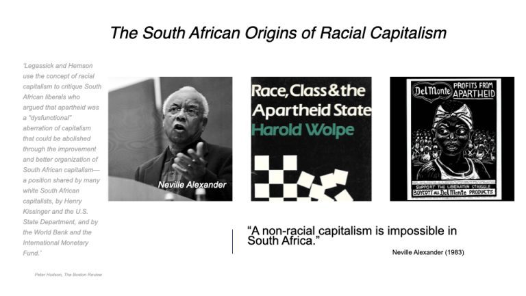 Introduction to Racial Capitalism – Alana Lentin