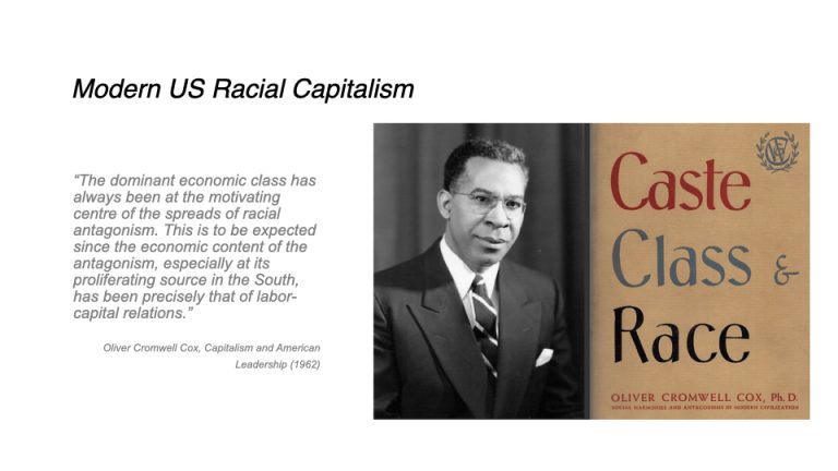 Introduction to Racial Capitalism – Alana Lentin